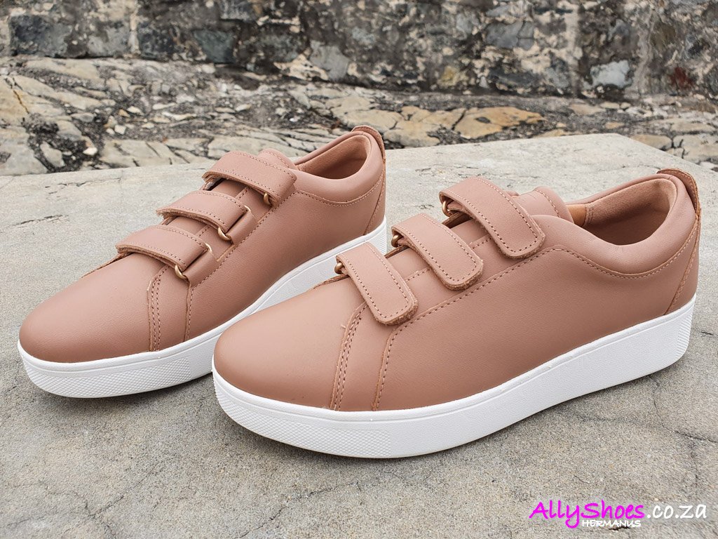 Fitflop, Rally Velcro, Beige Ally Shoes Hermanus