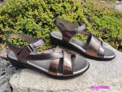 Natural Steps, 442, Pewter Anthracite Ally Shoes Hermanus